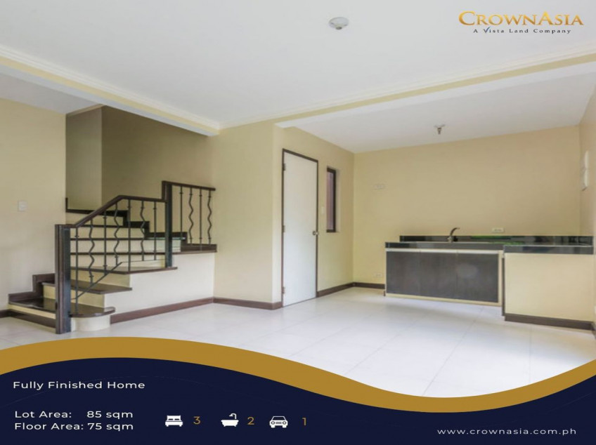 3 bedroom House & Lot in Crown Asia Carmel (Newberry Model)