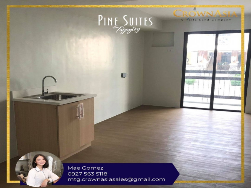 Studio unit for sale in Tagaytay - Pine Suites by Crown Asia