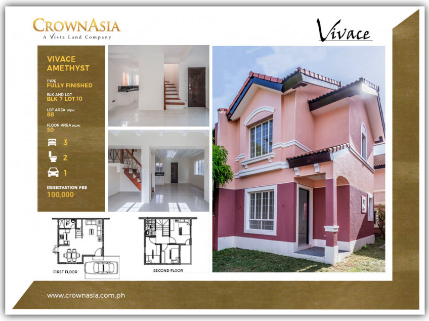 Vivace by Crown Asia | 3BR House & Lot in Imus Cavite