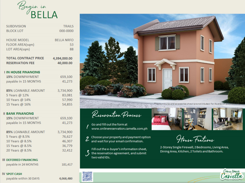 CAMELLA NE TRAILS BELLA UNIT