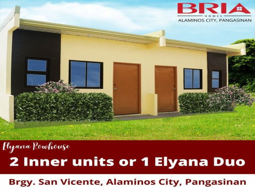 Elyana Rowhouse in Bria Homes Alaminos Pangasinan