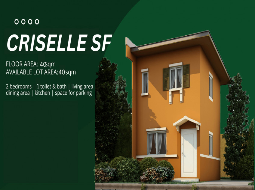 Criselle SF House for Sale in Camella Negros Oriental