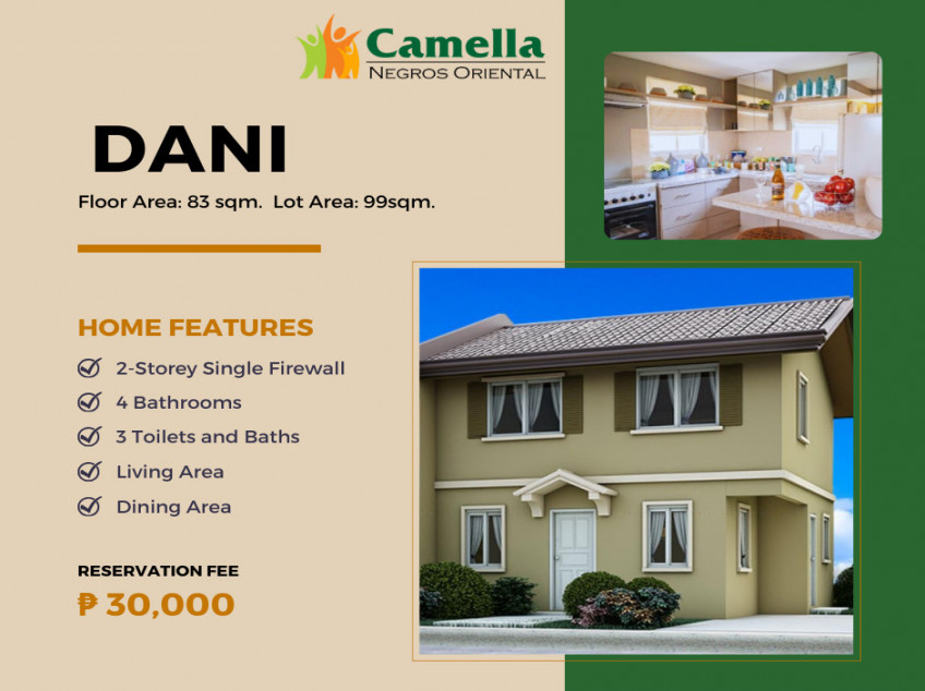 House For Sale (Dani Model Unit) Camella, Negros Oriental
