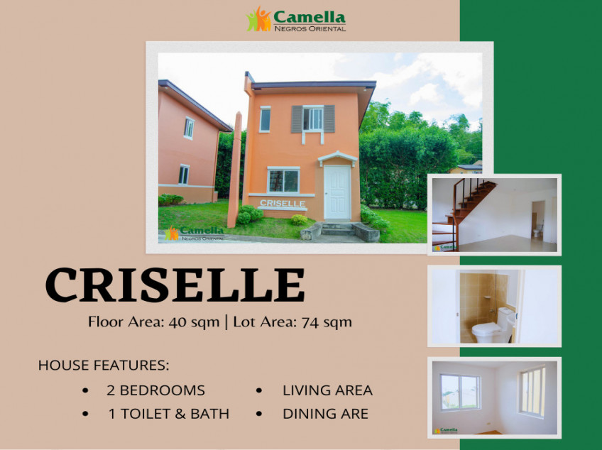 House For Sale (Criselle Model Unit) Camella, Negros Oriental