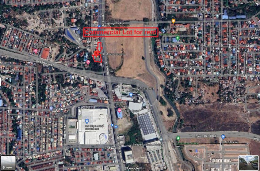 Prime Commercial Lot Available For Rent Or Lease In Bacoor, Cavite!