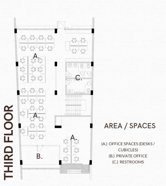 3 Storey - 856sqm RUSH!!! OFFICE BUILDING with Roof Deck Project 6 ...
