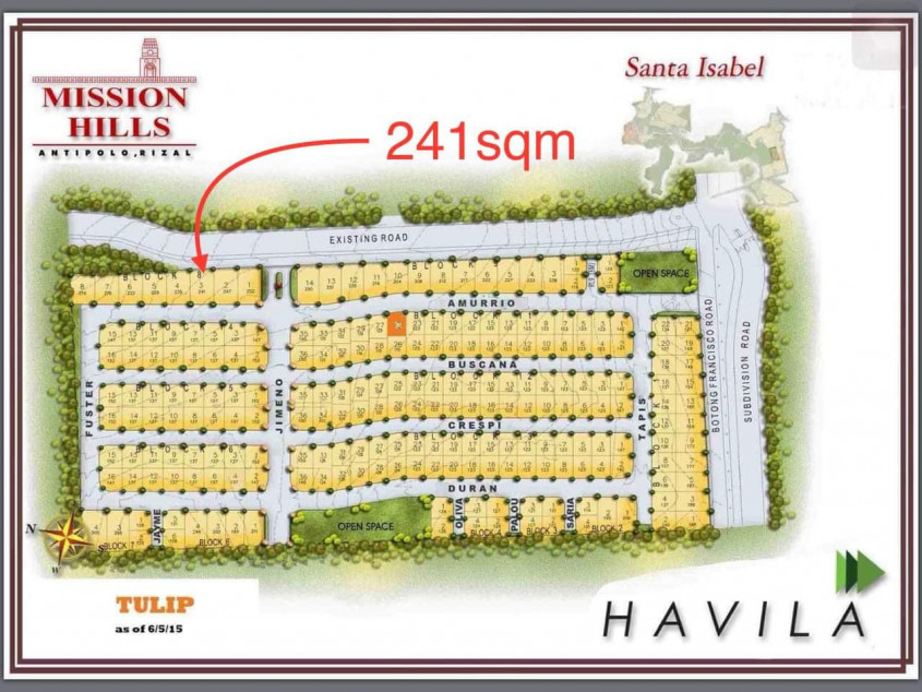 For Sale 241 SQM Lot At Mission Hills Sta. Isabel (In Front Of PAREF ...