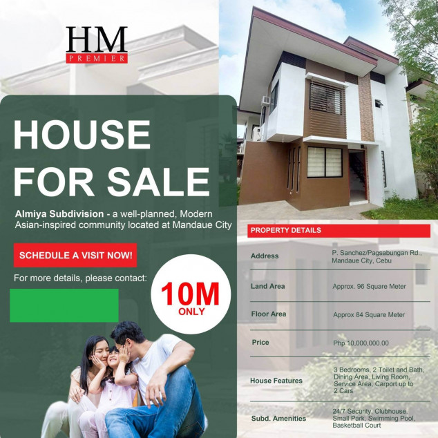 House for Sale in Almiya Subdivision, Pagsabungan, Mandaue City