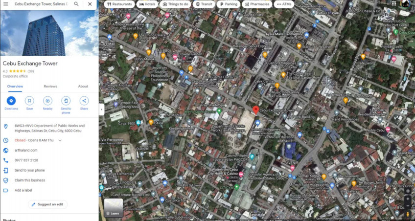 Office Space for Rent at Cebu Exchange