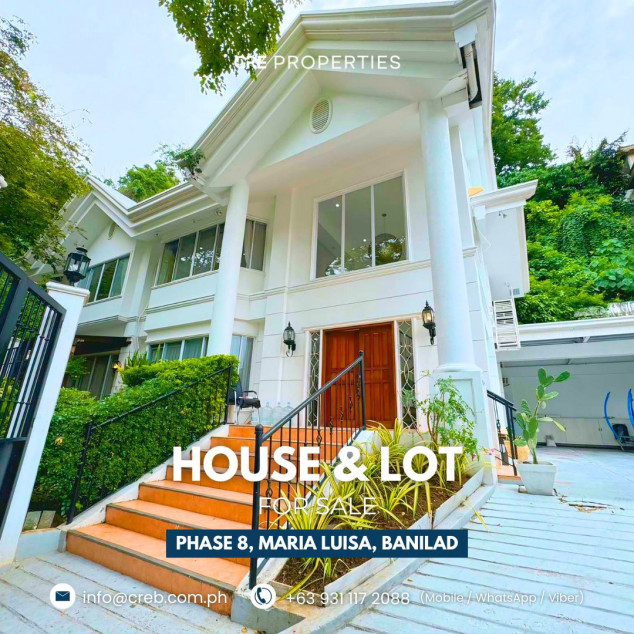 4 Bedroom House & Lot for Sale - Phase 8, Maria Luisa Subdivision ...