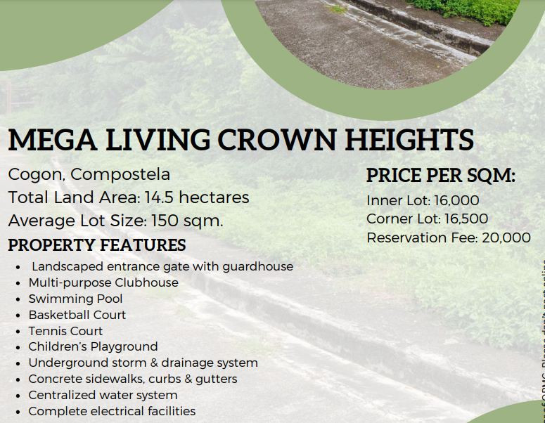 Code 523c Lot For Sale Crown Height Cogon Compostela