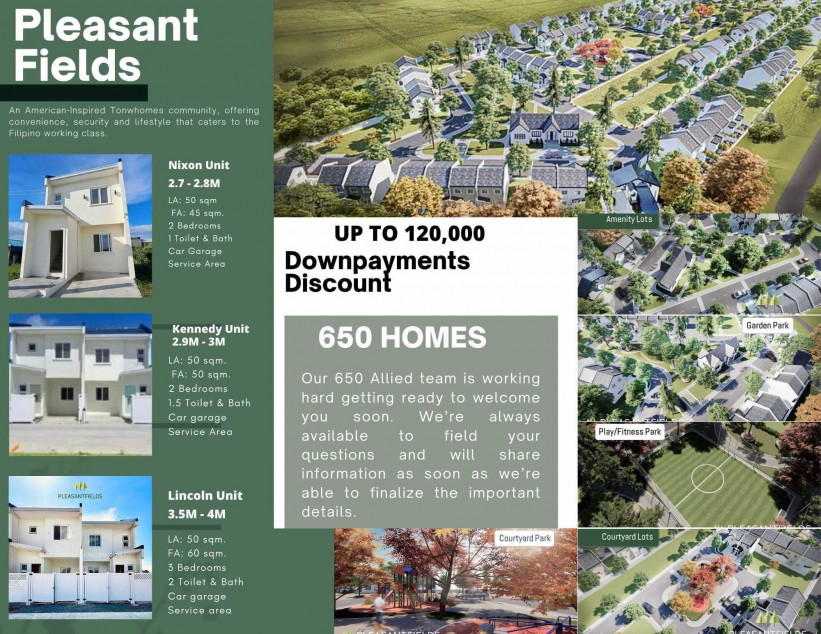 Pleasant Fields American Inspired Homes/ 2 Storey In Tanza Cavite